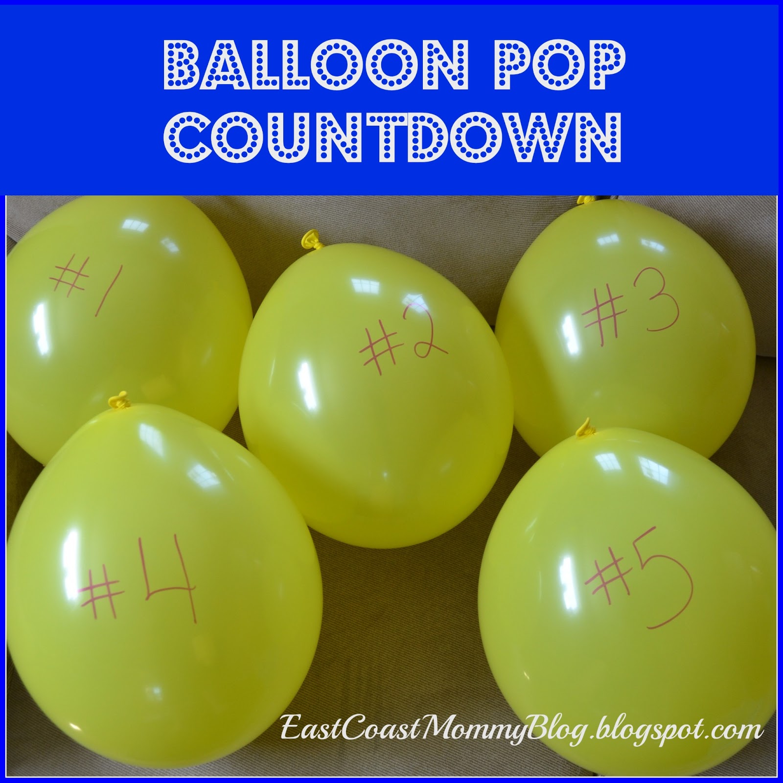 Balloon Pop Countdown - End of School - SavvyMom