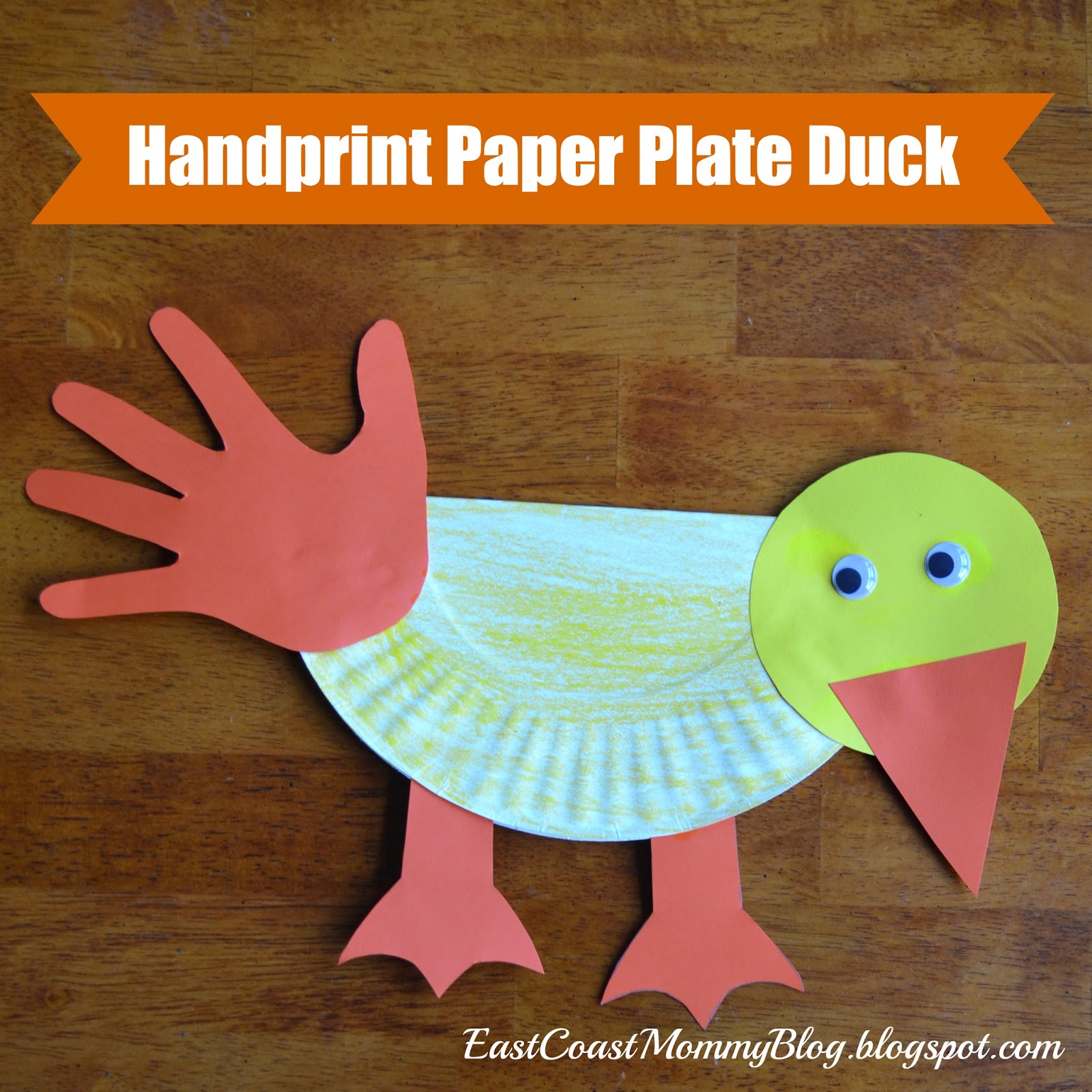 Easy Paper Plate Duck Craft - SavvyMom