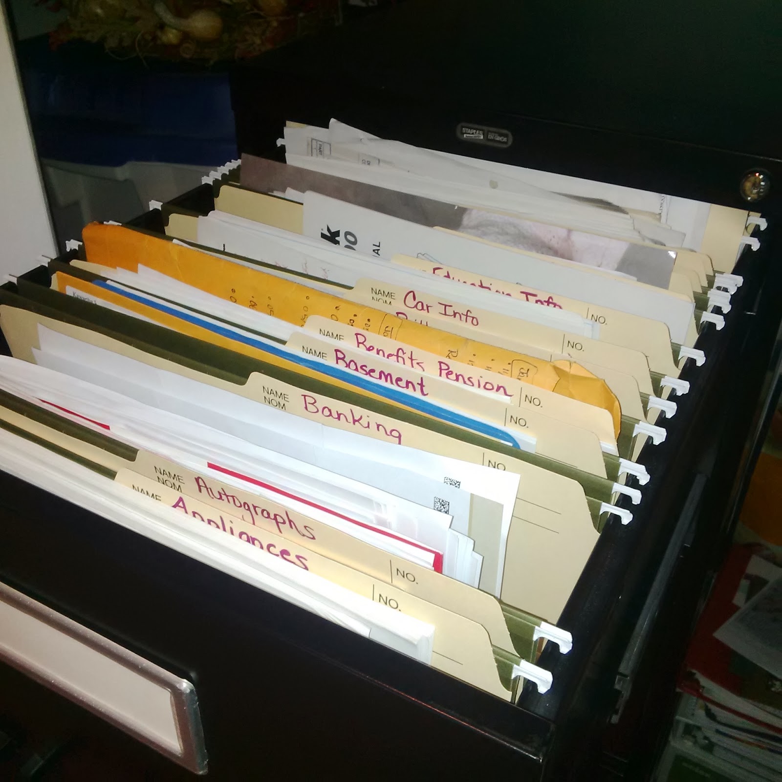 Efficient Organization: The Filing Cabinet - SavvyMom