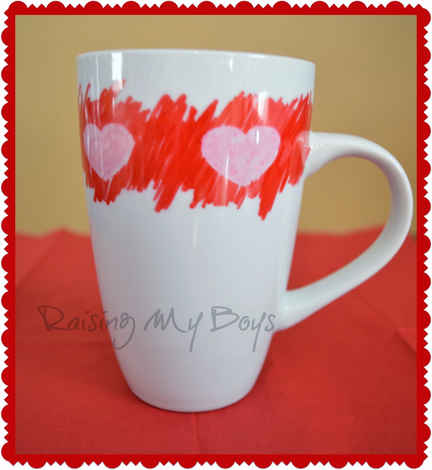 DIY Valentine's Day Mugs - SavvyMom