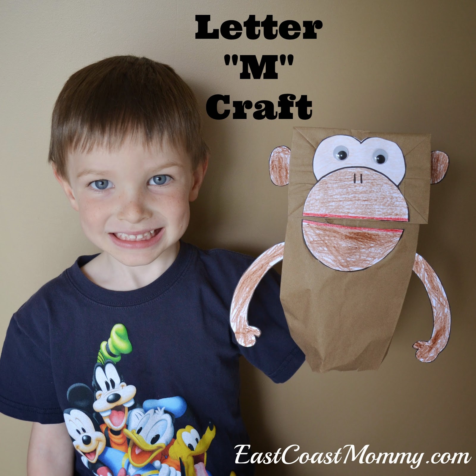 Alphabet Craft - Letter M - SavvyMom