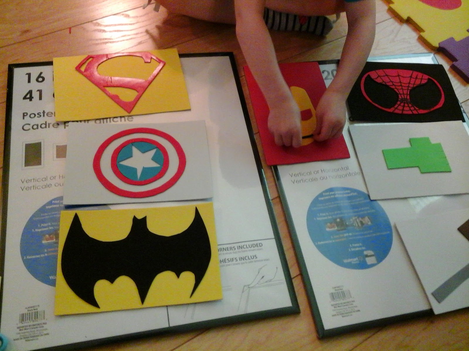 DIY Superhero Posters - SavvyMom