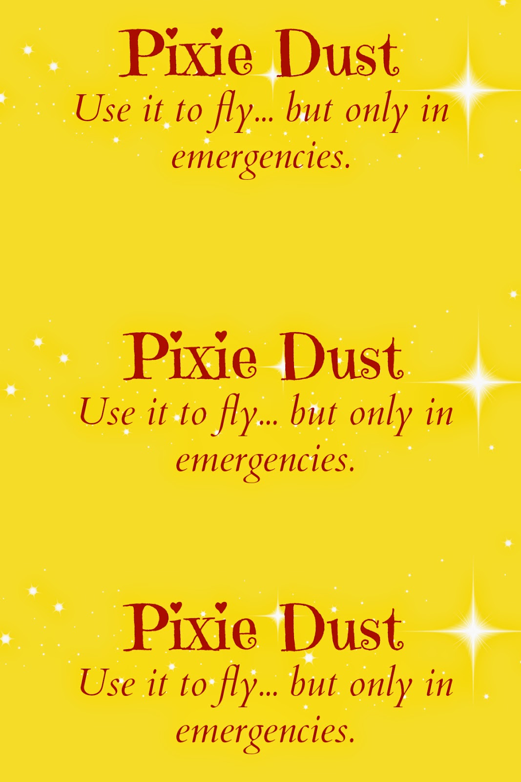 Pixie Dust Pouches (with free printable tags) - SavvyMom