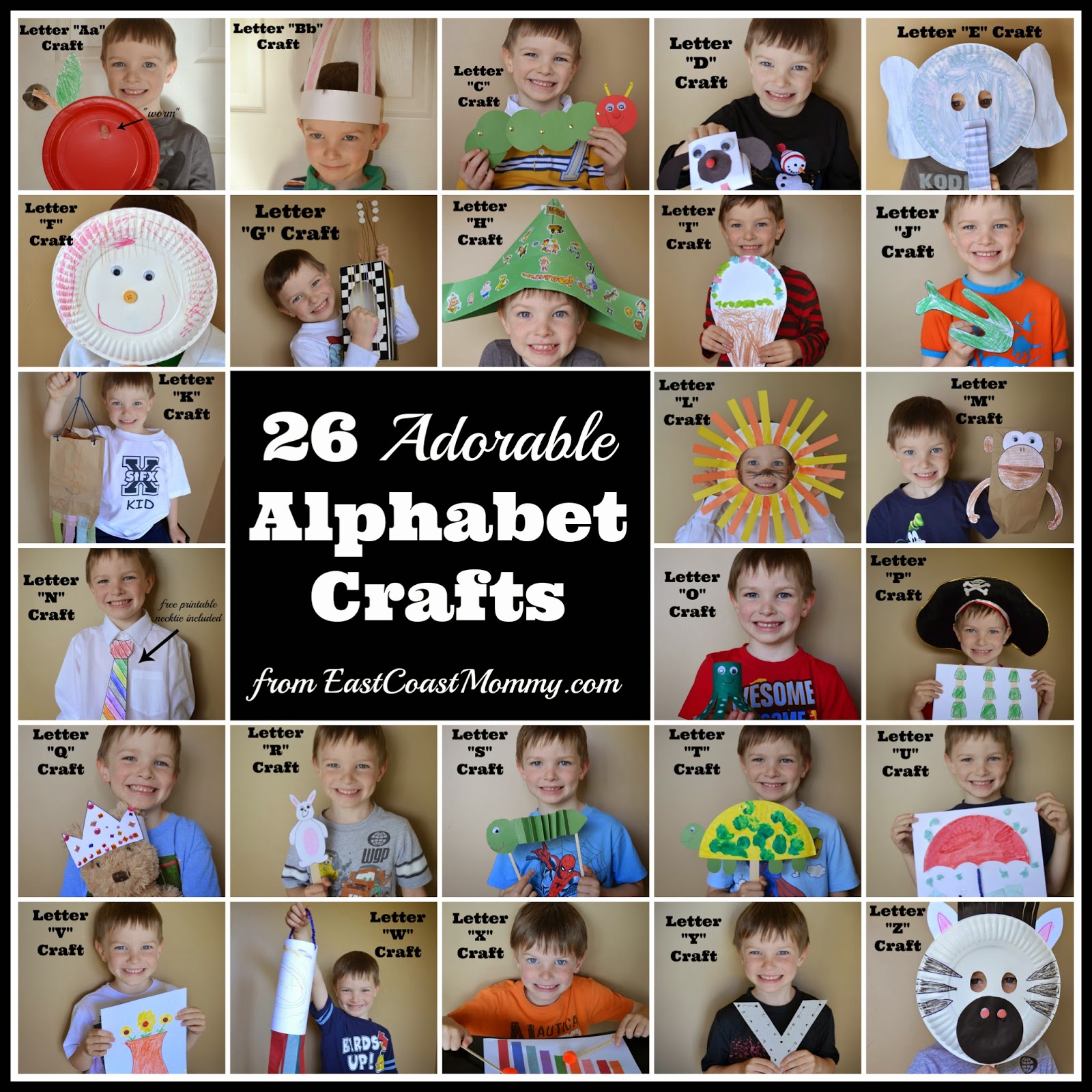 Alphabet Crafts - A to Z - SavvyMom