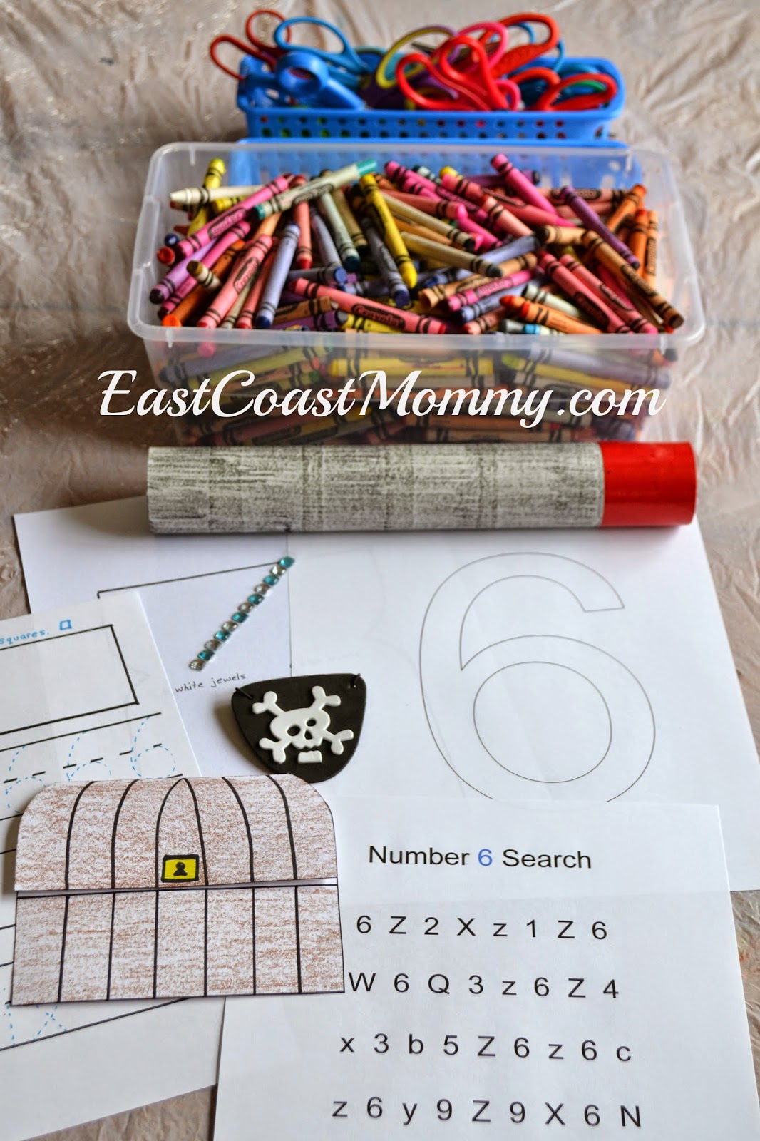 Number Crafts (Number SIX)...Pirate Adventure - SavvyMom