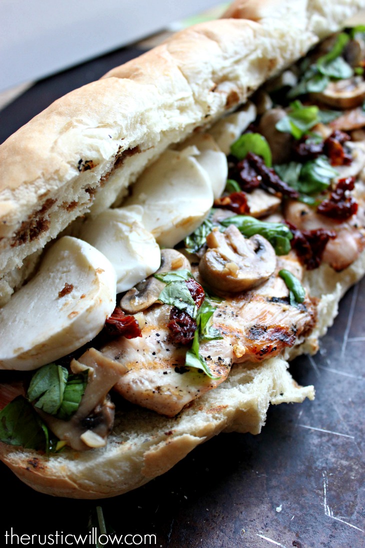 Chicken Caprese Sandwich - SavvyMom