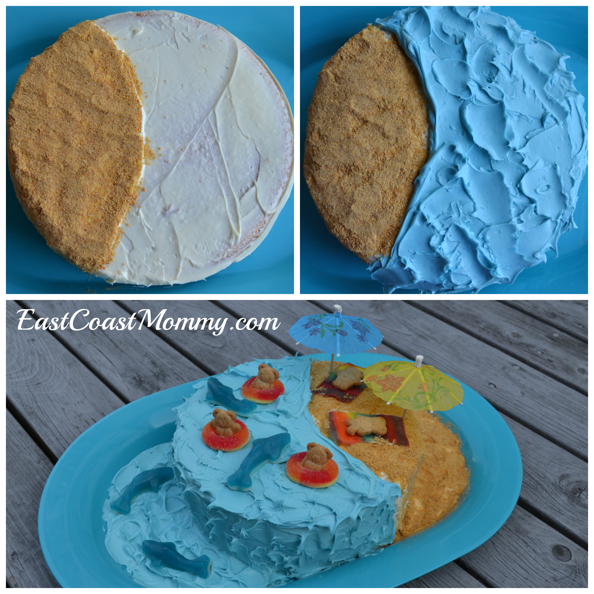 DIY Pool Party Cake Tutorial - SavvyMom