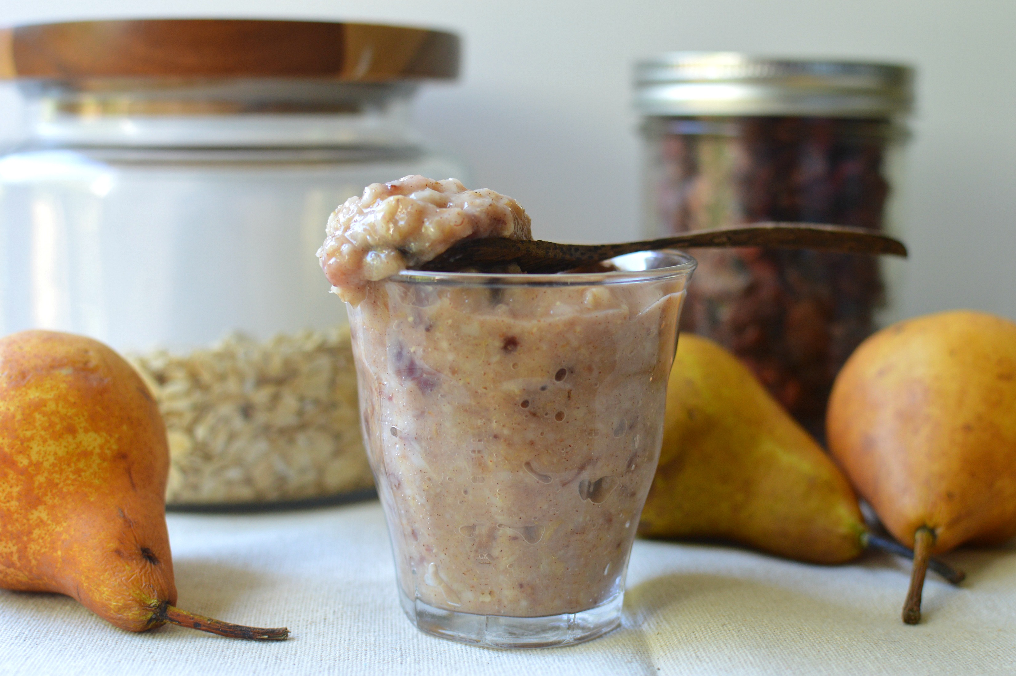Pear, Cranberry and Oatmeal Purée - SavvyMom