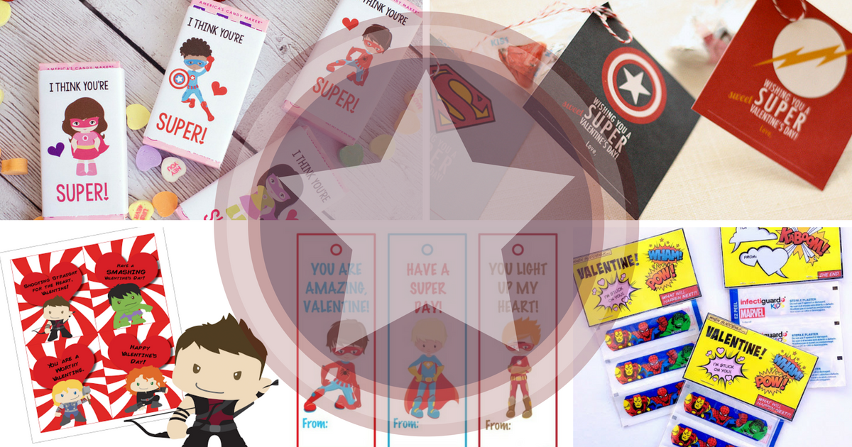 20+ Mostly Marvel Superhero Valentines - FREE Printables! - SavvyMom