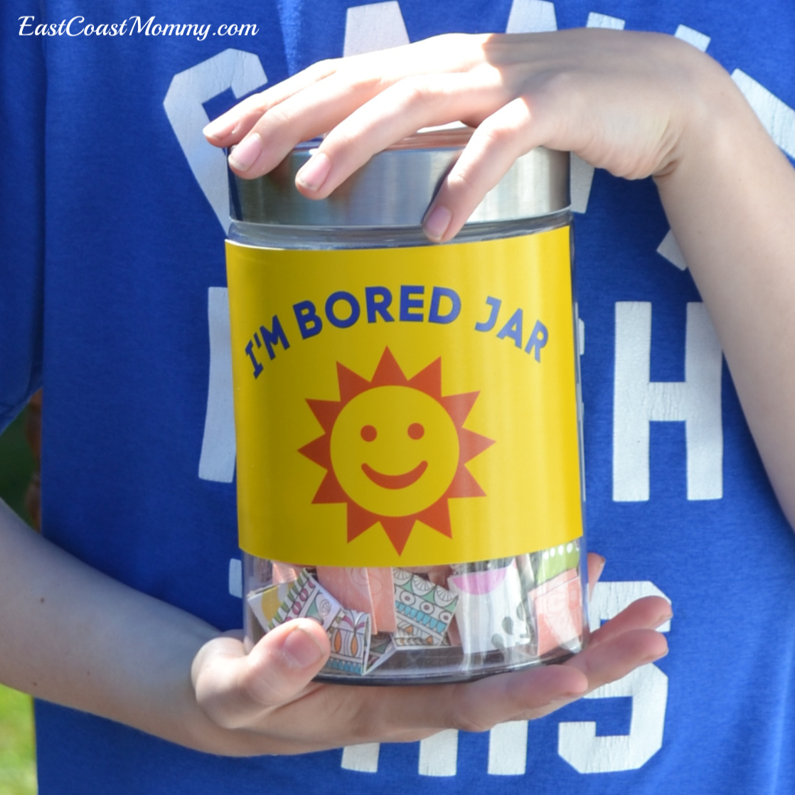 I'm Bored Jar... with free printable jar label - SavvyMom