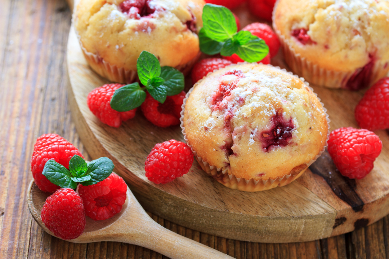 Raspberry Currant Muffins - SavvyMom